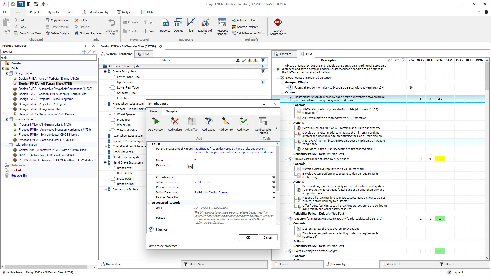 ReliaSoft XFMEA Reliability Management Software HolisticAM